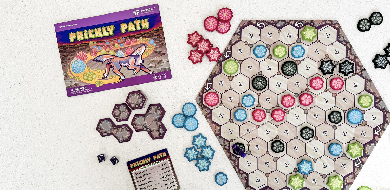 Group Colorful Cacti in Prickly Path – SimplyFun