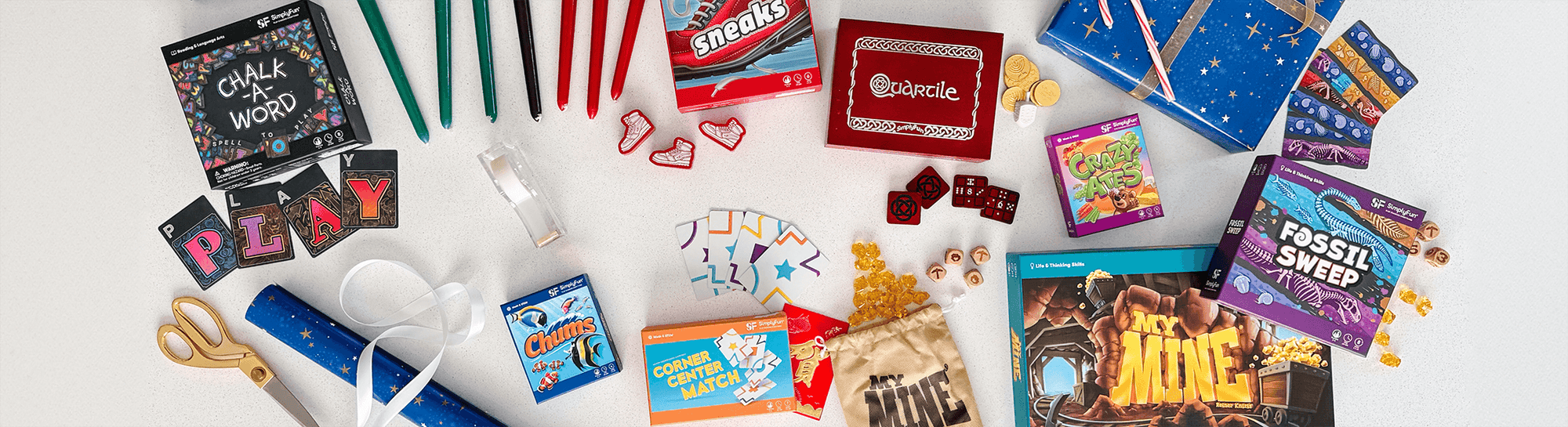 SimplyFun educational board games.