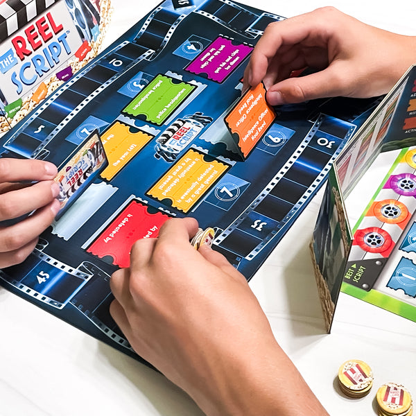 The Reel Script Board Game – SimplyFun