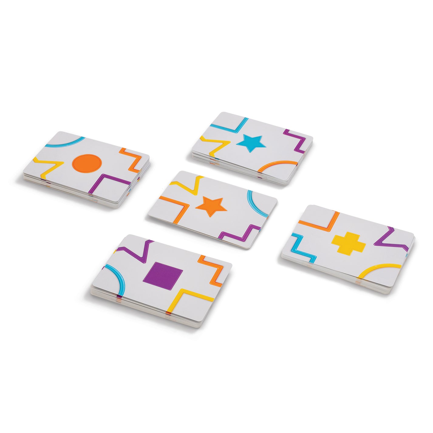 Colorful card matching game Corner Center Match – SimplyFun